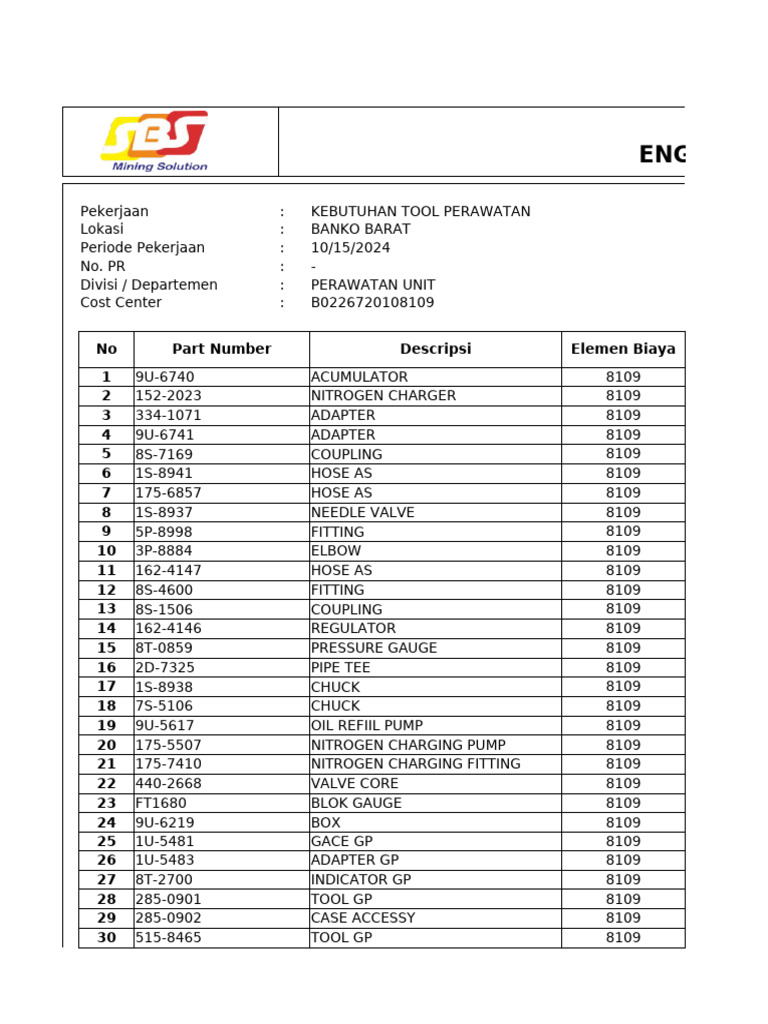 EE Tool Suspensi 777 | PDF