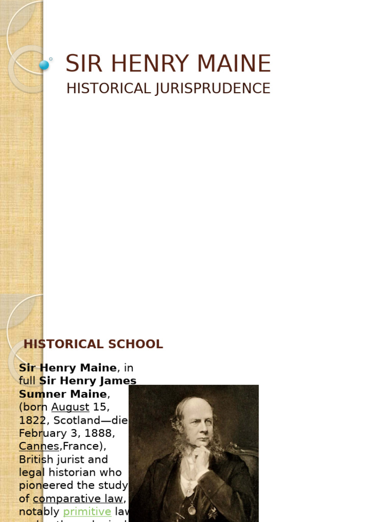 Sir Henry Maine | PDF