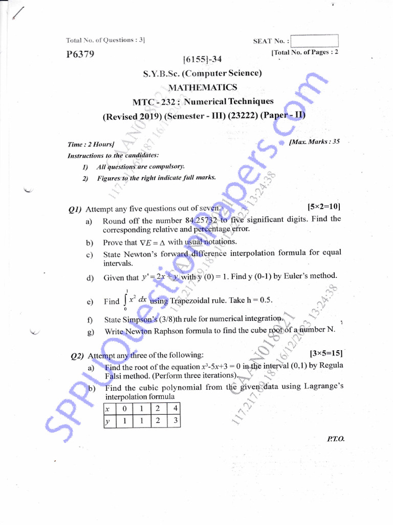 BSC BSC Cs Mathematics Semester 3 2023 November Numerical Analysis 2019 ... BSC BSC Cs Mathematics Semester 3 2023 November Numerical Analysis 2019 ...