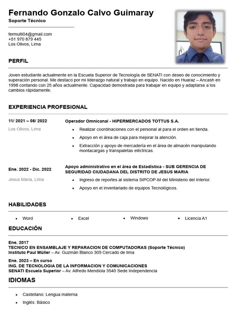 CV Fernando 2024 | PDF