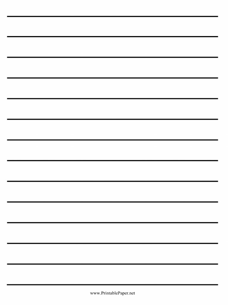 Three Fourths Inch Line Low Vision Paper A4 | PDF
