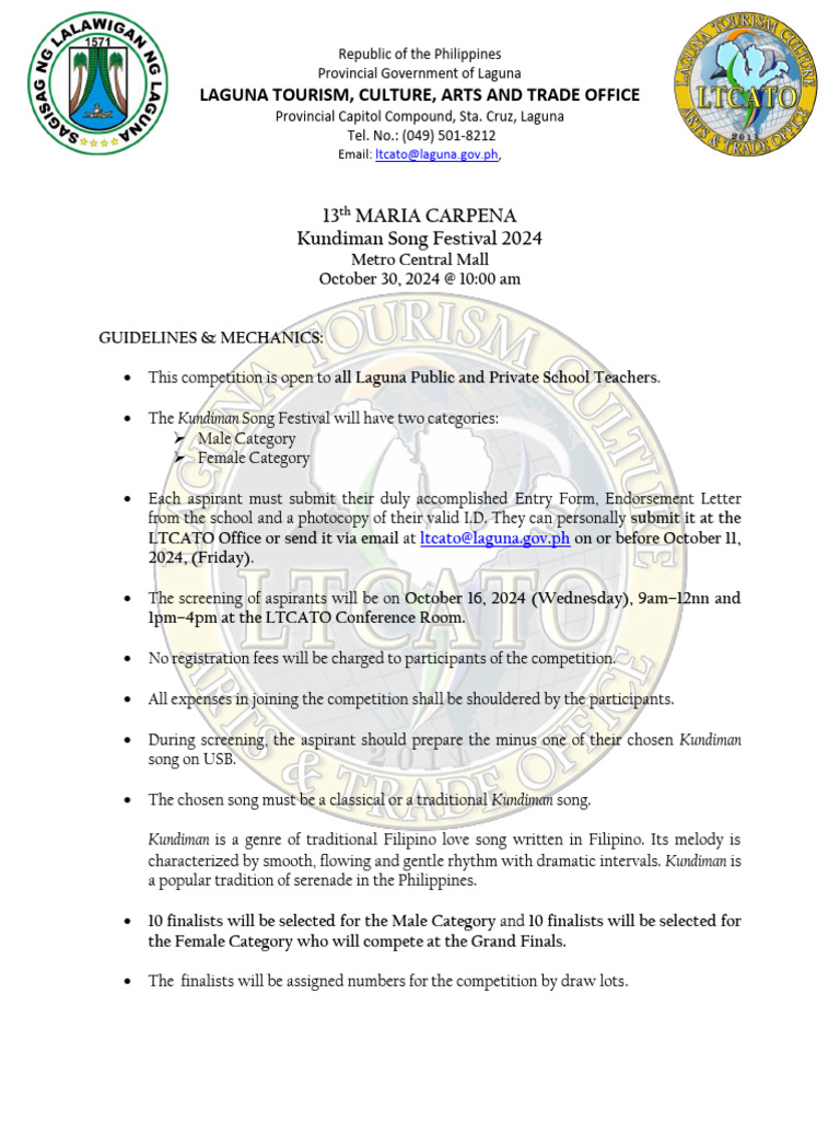 Carpena Guidelines Mechanics | PDF