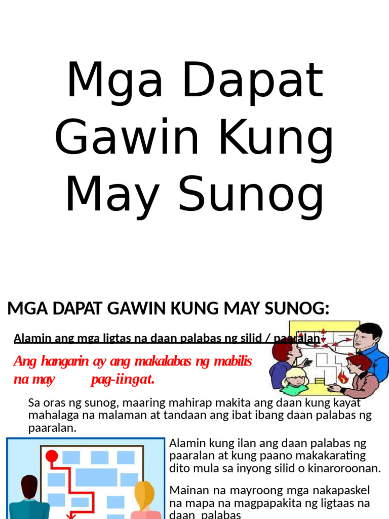 MGA DAPAT MALAMAN SA SUNOG v4 | PDF