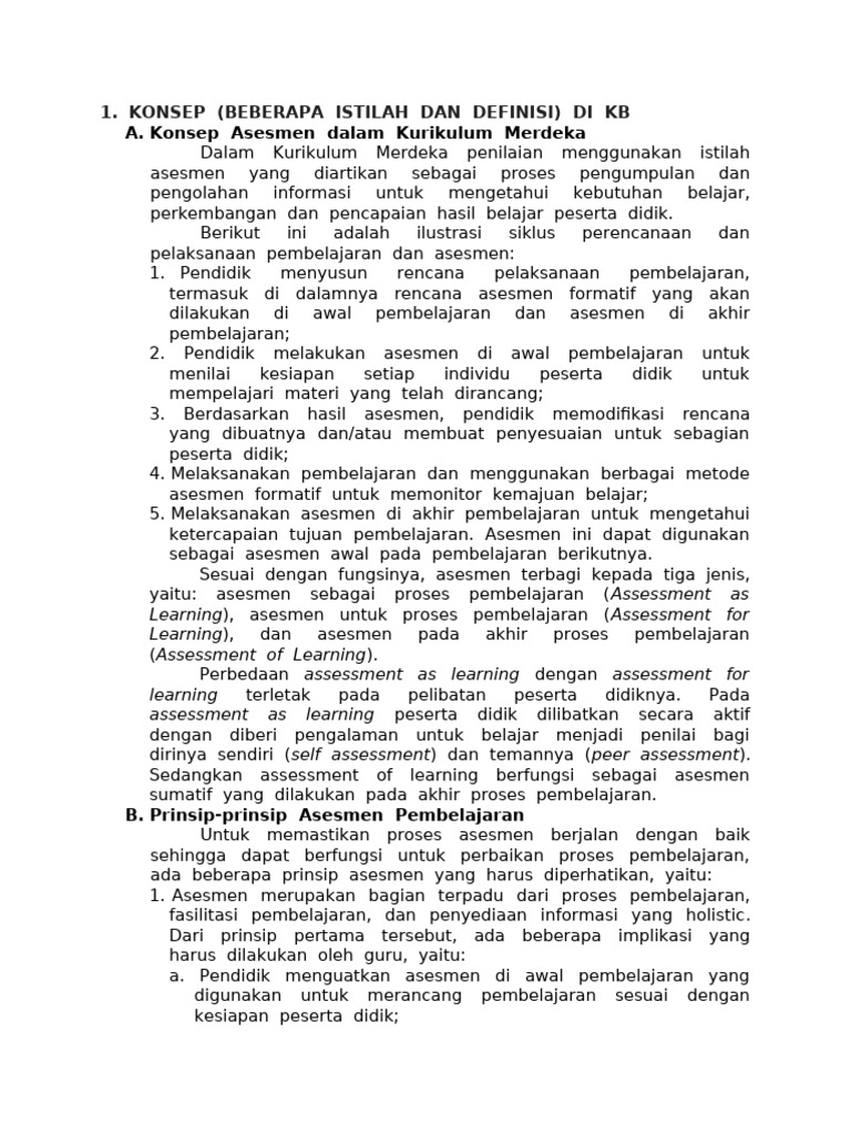 Berikut Adalah Beberapa Materi Pada KB | PDF