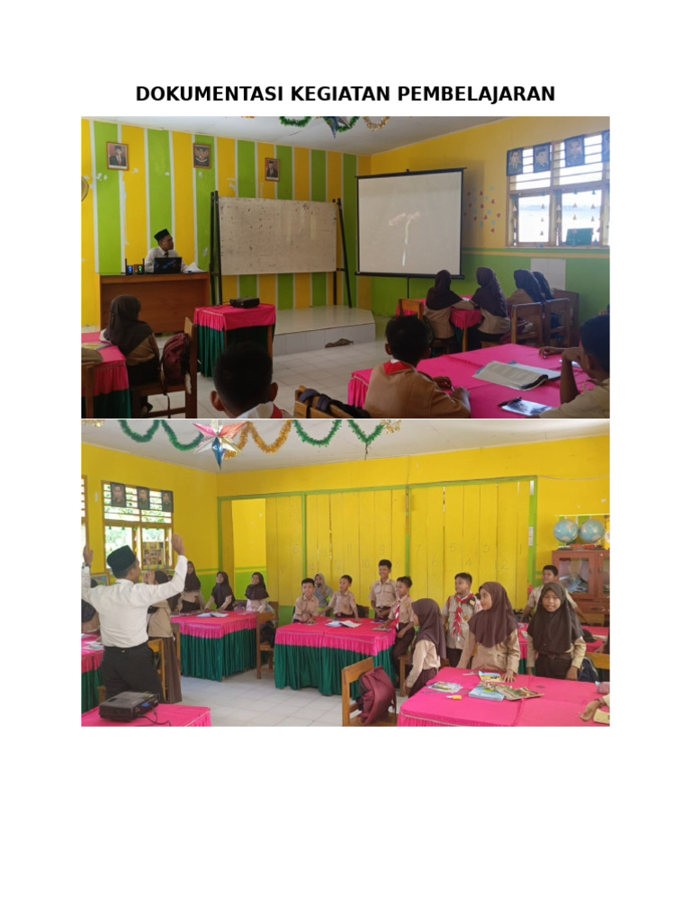 Dokumentasi Kegiatan Pembelajaran | PDF