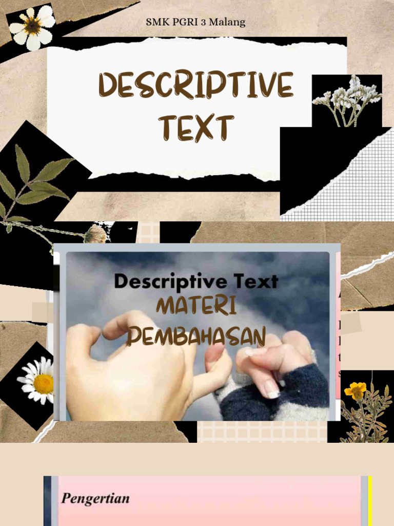 Descriptive Text PPT - Compressed | PDF