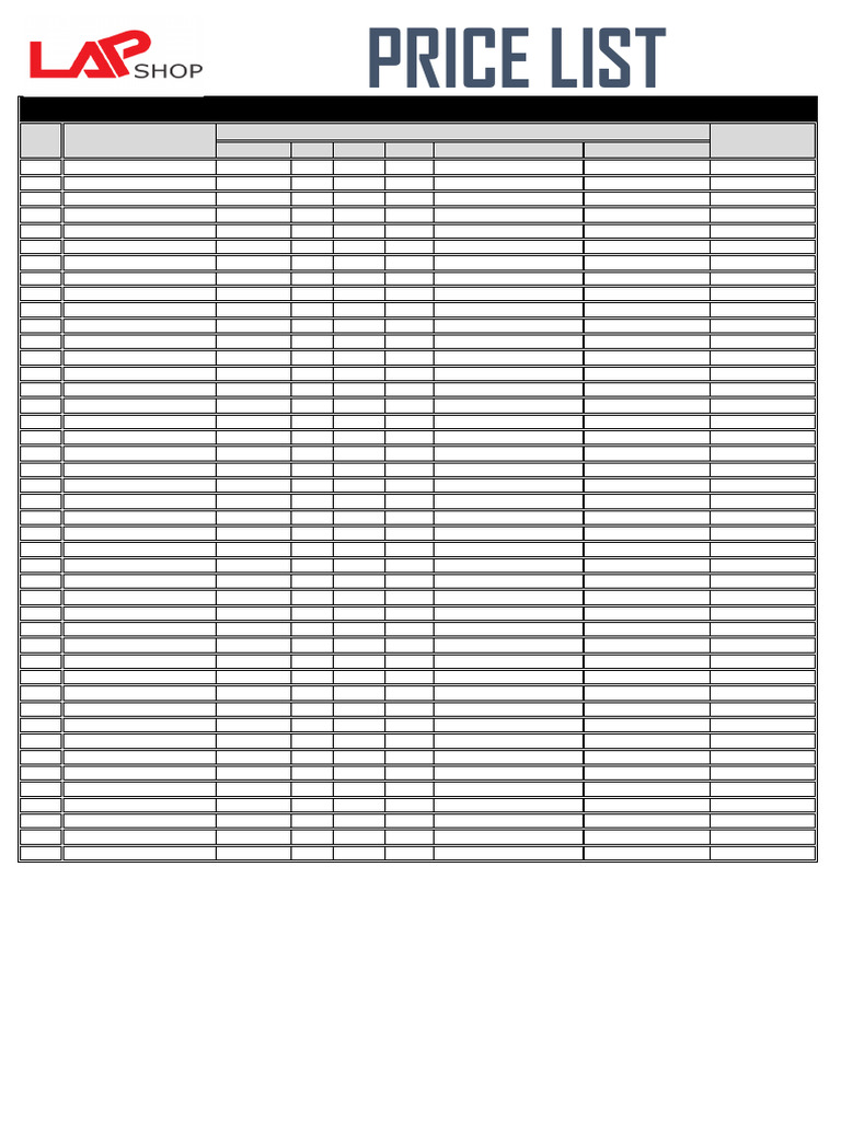 Lapshop Price List | PDF | Mobile Computers | Personal Computers