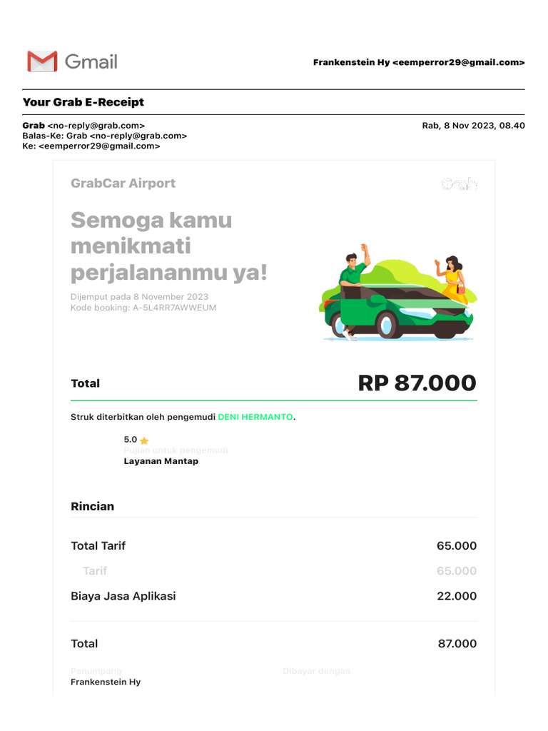 Your Grab E-Receipt | PDF