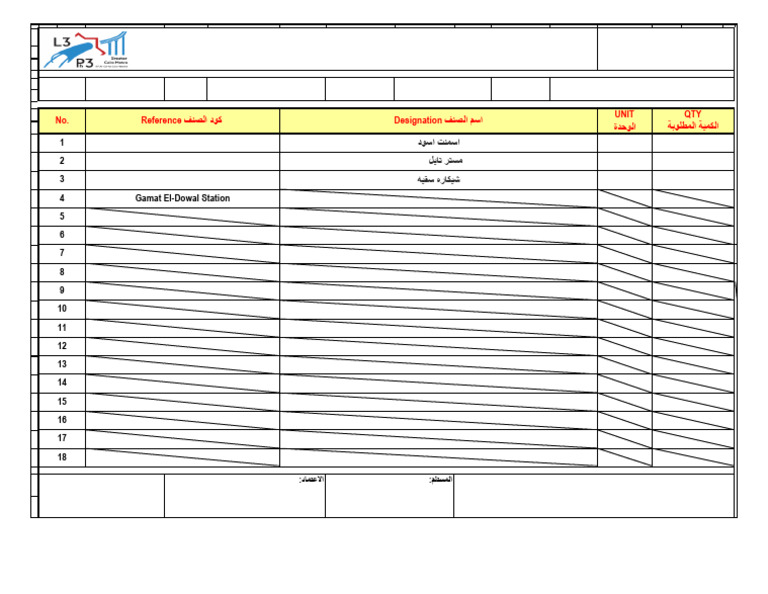 Site Material Requisition List: A610 20-Nov.-2023 | PDF