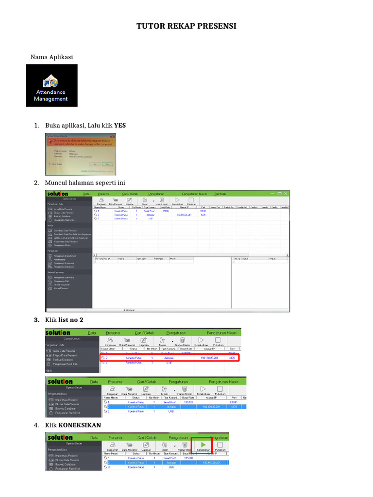 Tutor Rekap Presensi | PDF