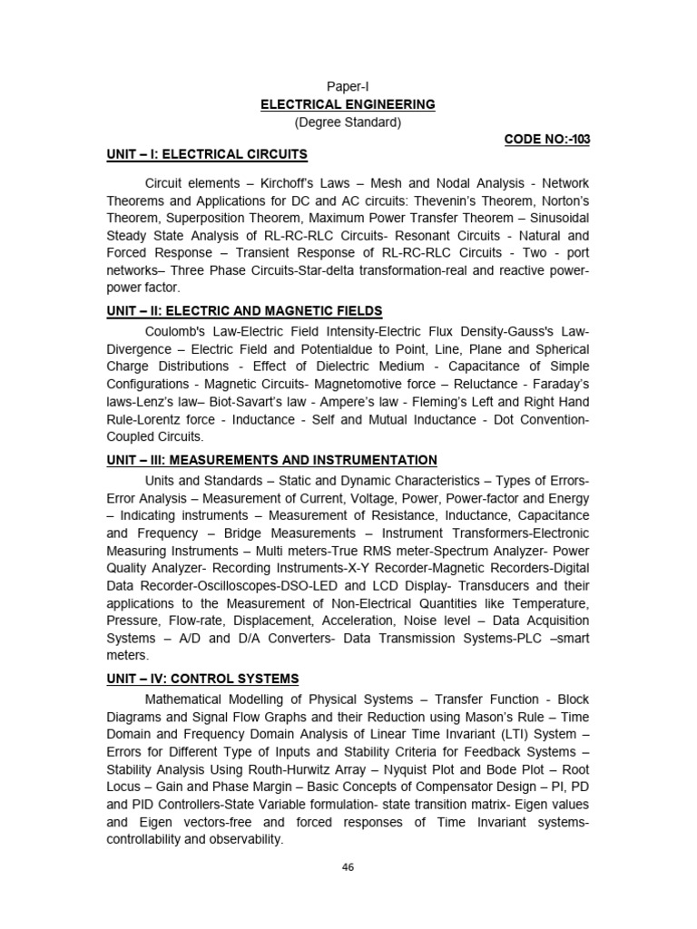 Tnma Ae Eee Syllabus | PDF