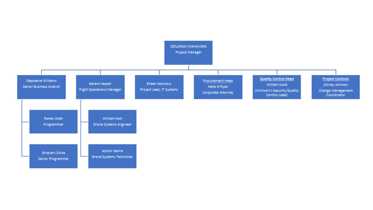 DroneTech Engineering Organization Chart | PDF