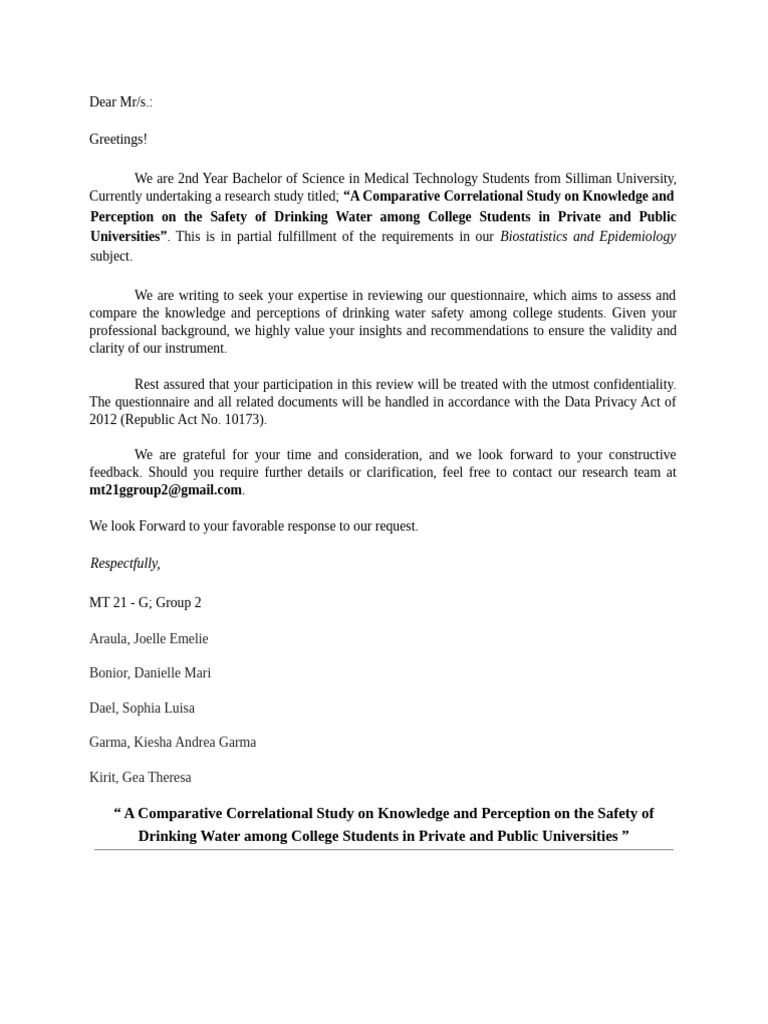 Content Validity Questionnaire With Suggestions | PDF