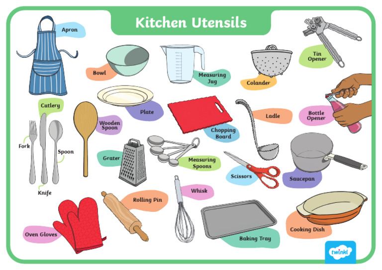 Essential Kitchen Utensils List | PDF