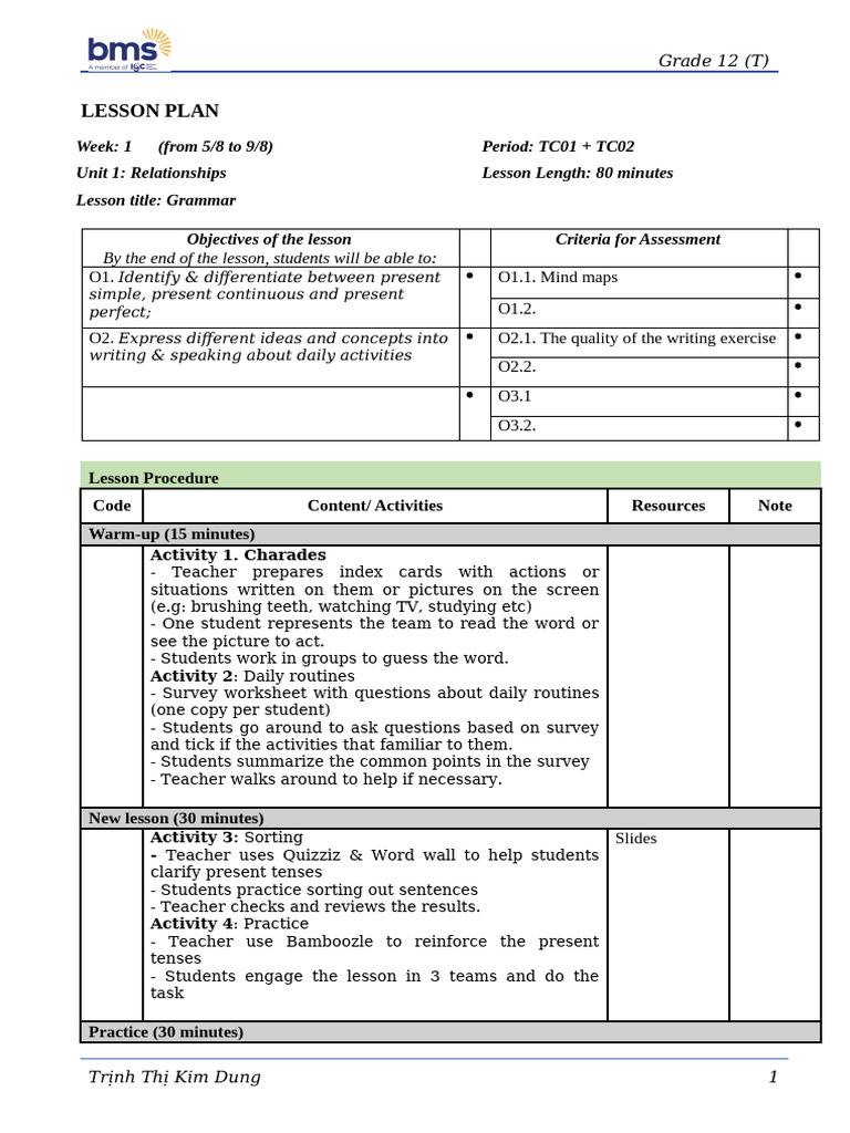 E12T.tiet 01&02.TC Grammar | PDF