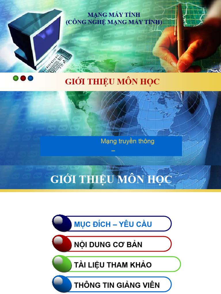 0.gioi Thieu Mon Hoc - MMT | PDF