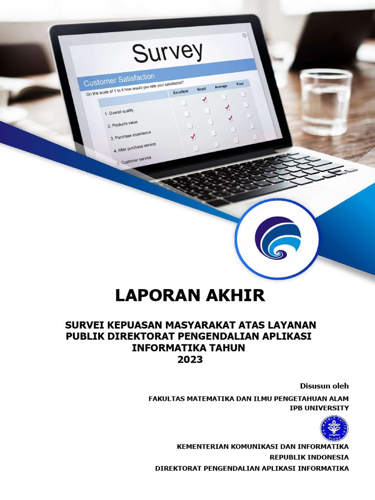Laporan Akhir Survei Kepuasan Masyarakat SPKP Dan Spak Dit Pai 2023 | PDF