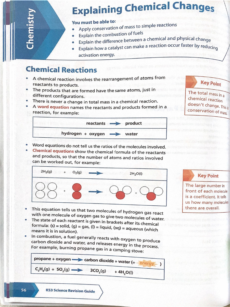 Explaining Chemical Changes | PDF
