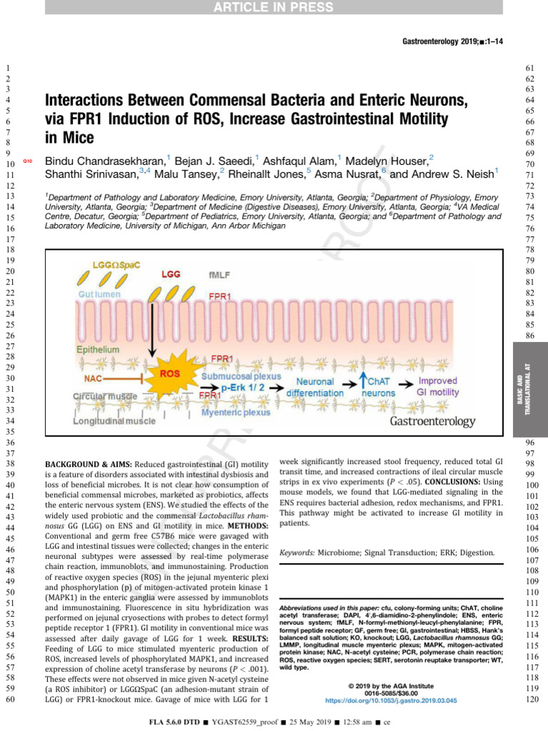 J Gastro 2019 03 045 | PDF | Gastrointestinal Tract | Medical Specialties