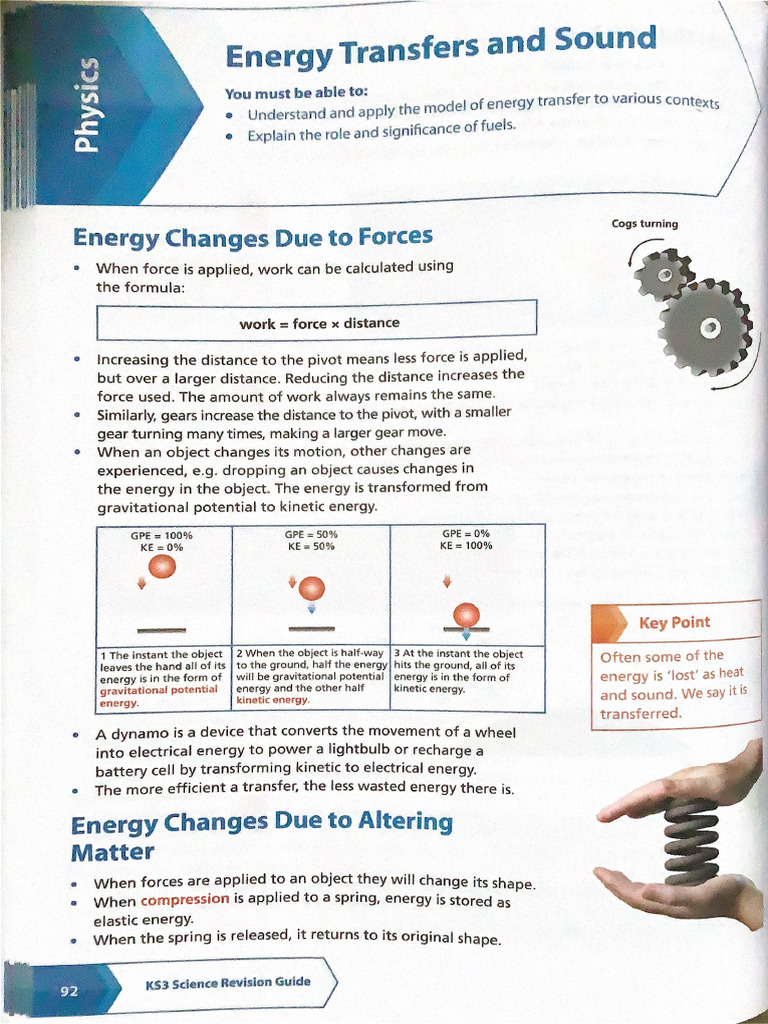 Energy Transfers and Sound | PDF