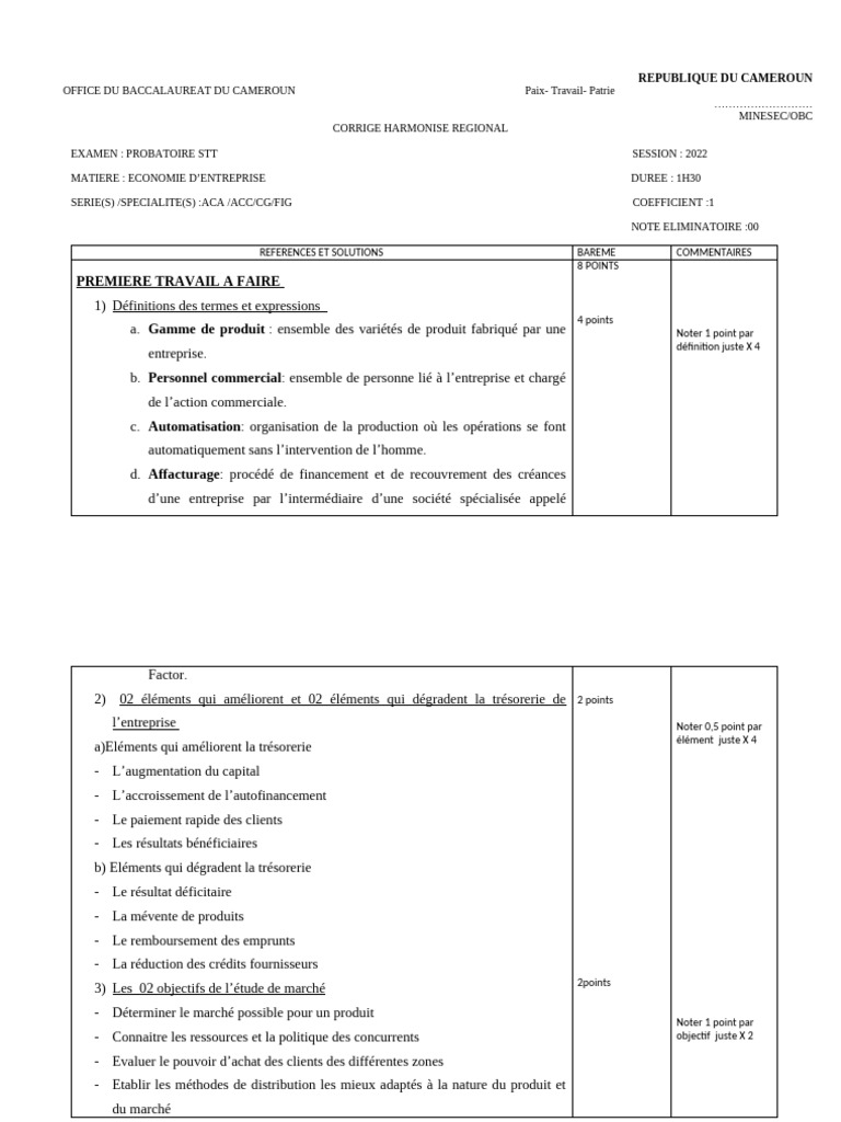 Correction EOE BLANC | PDF