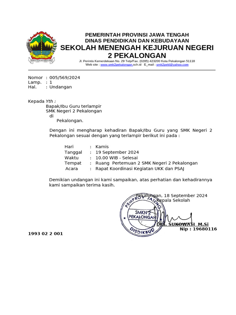 Notulen Rapat UKK Dan PSAJ 2024 | PDF