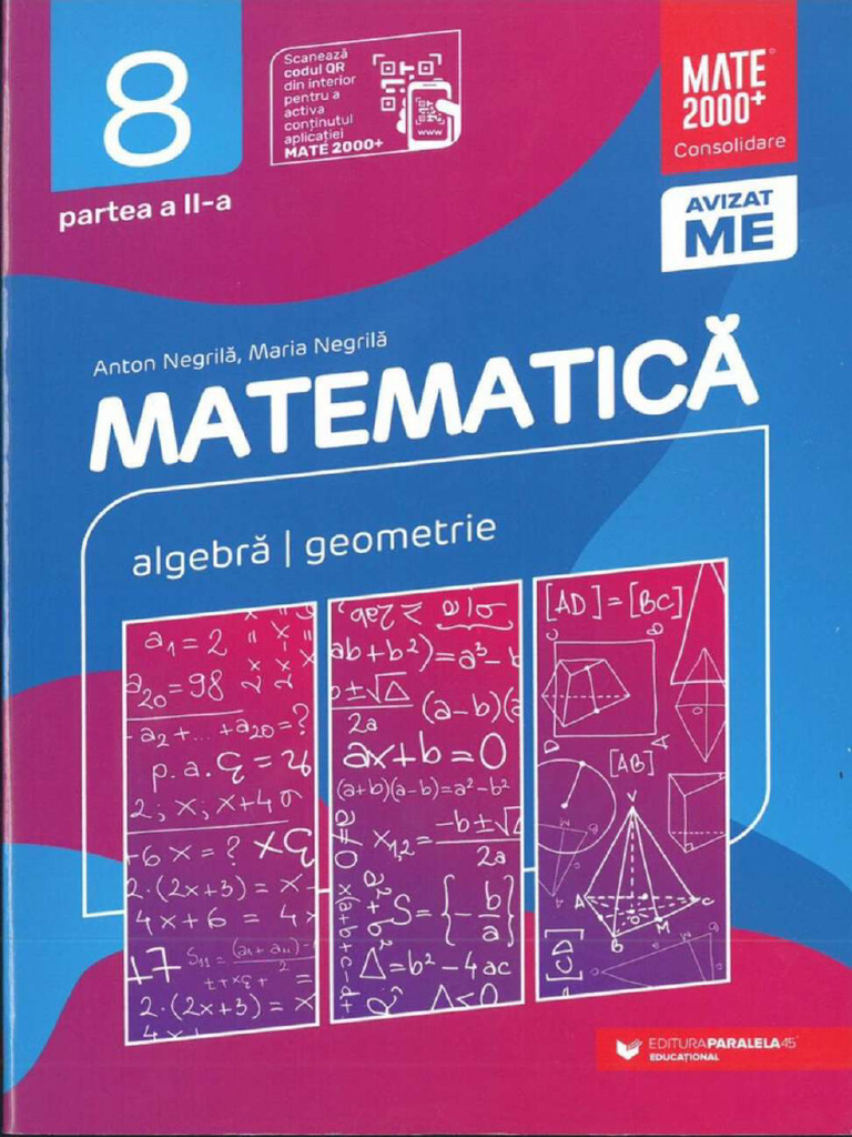 Culegere Mate 2000, Partea A 2-A, Clasa A 8-A | PDF