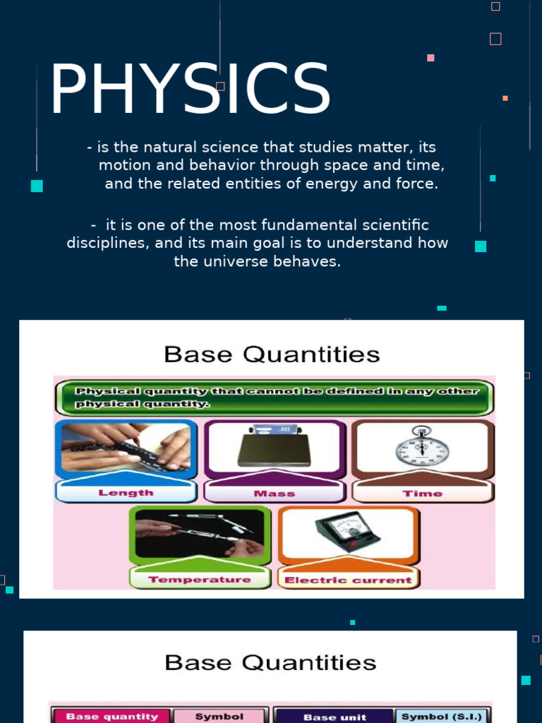 Introduction To Physics | PDF