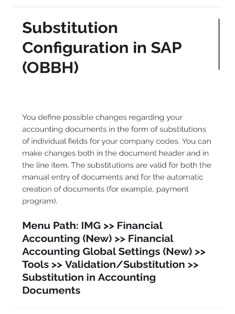 SAP Validation | PDF