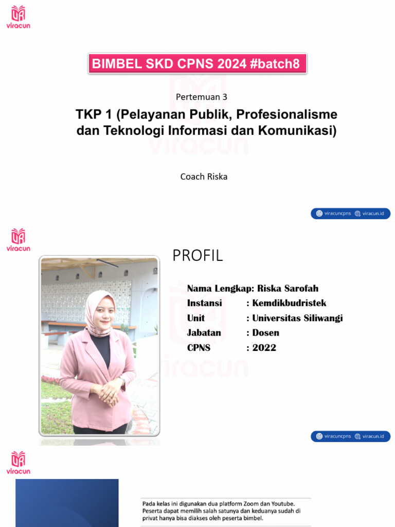 PPT TKP 1 - Viracun Batch 8 | PDF