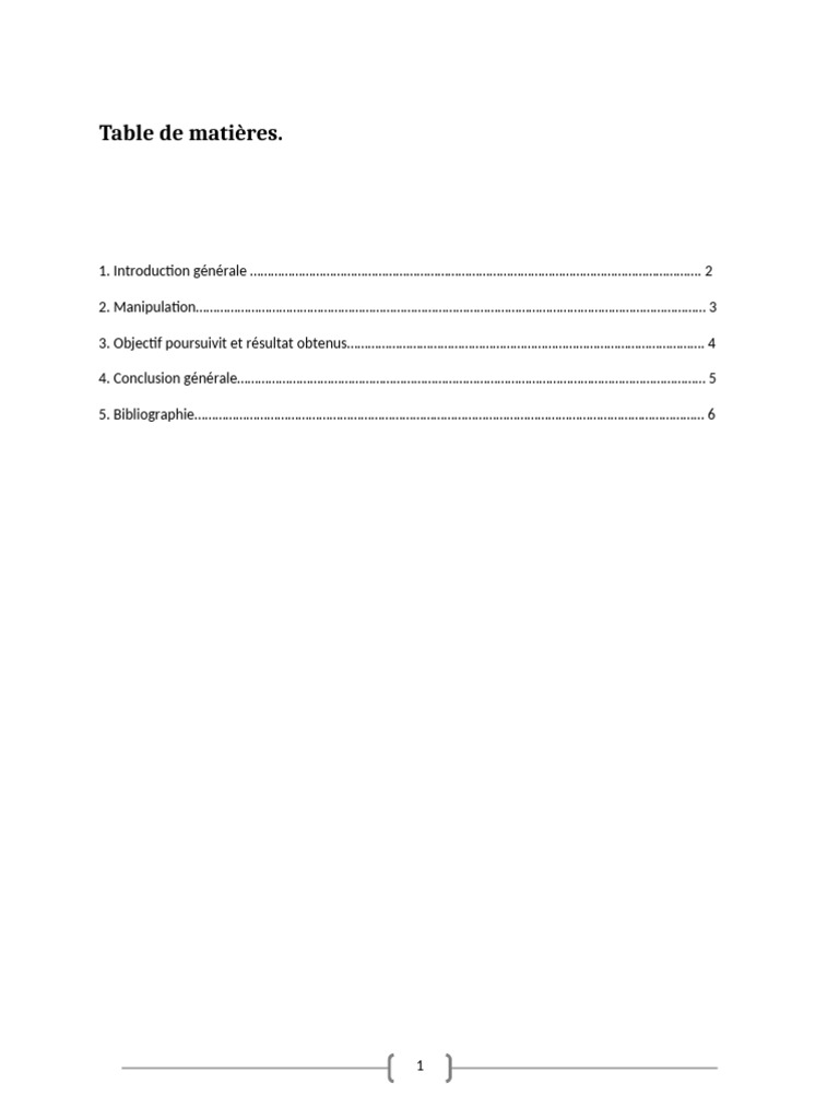 Rapport de Manipulation 2 | PDF