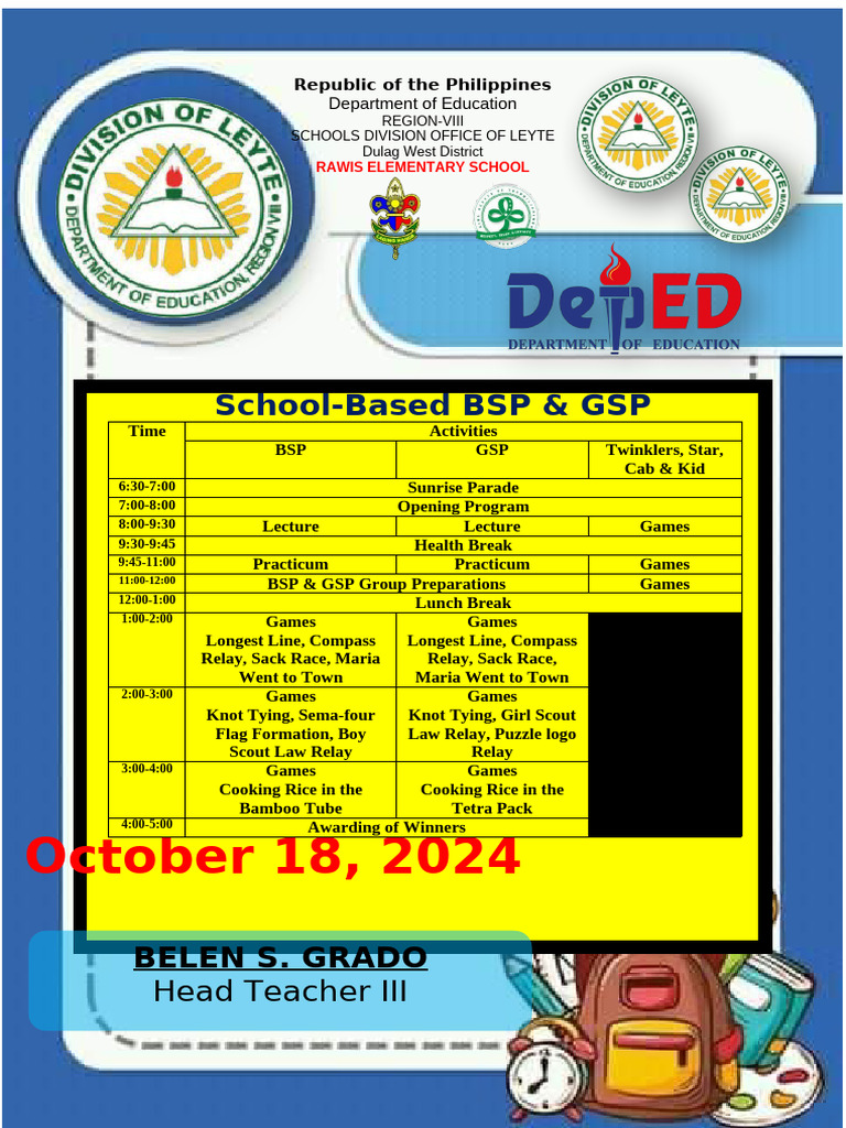 GSP BSP Activities | PDF