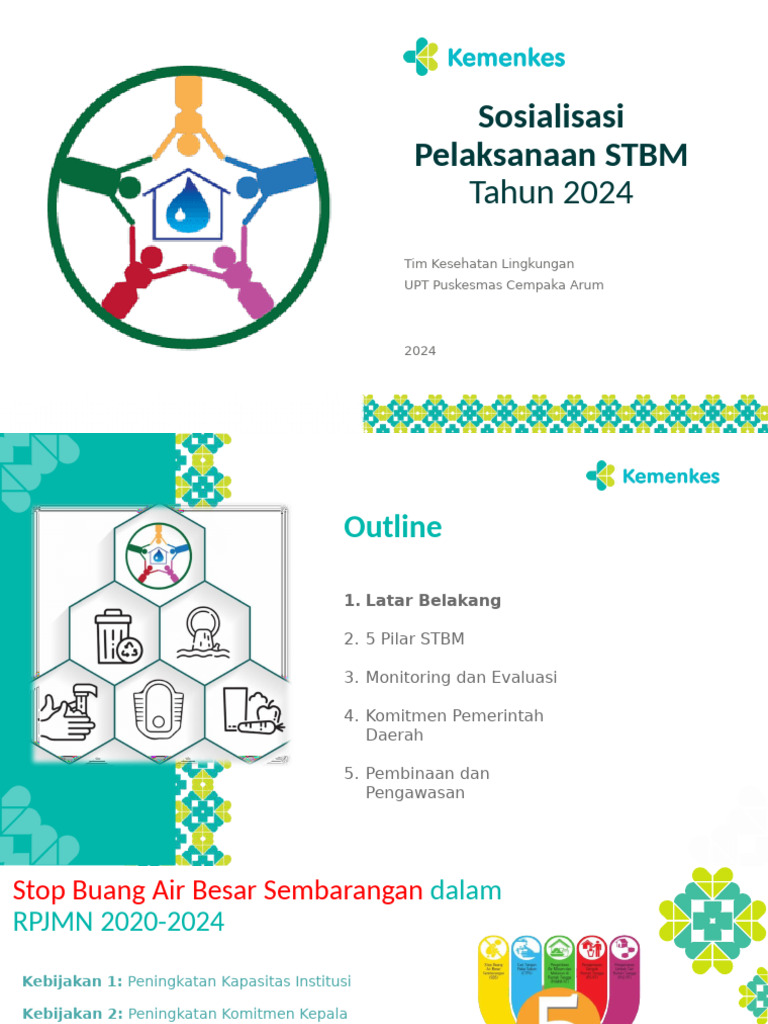 Materi Sosialisasi Pelaksanaan STBM Rancanumpang | PDF