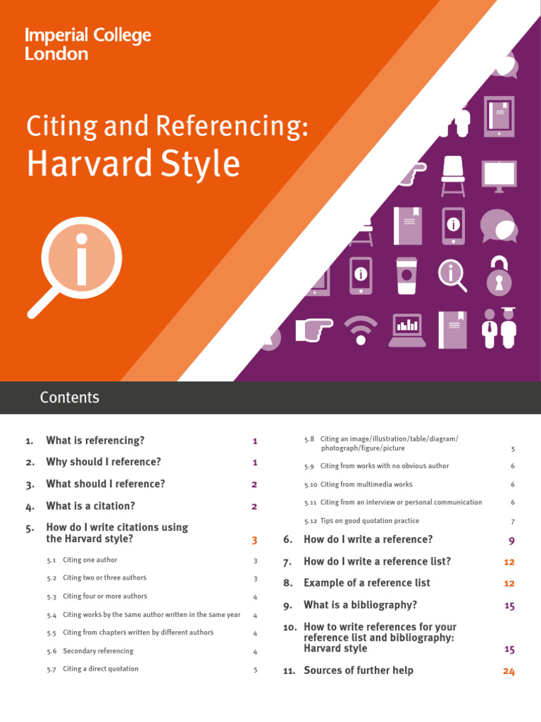 Harvard Reference Guide | PDF