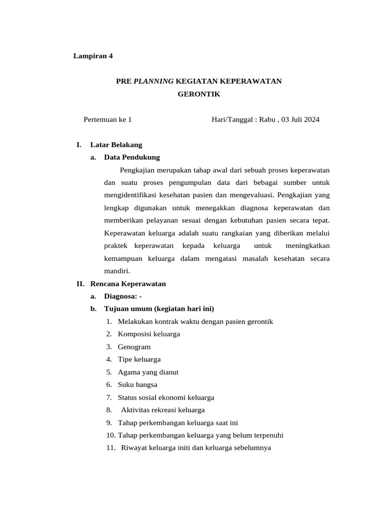 PRE-PLANING KIN Jun | PDF