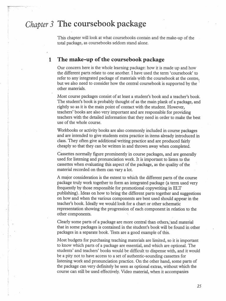 Cunningsworth (1998) - Coursebooks | PDF