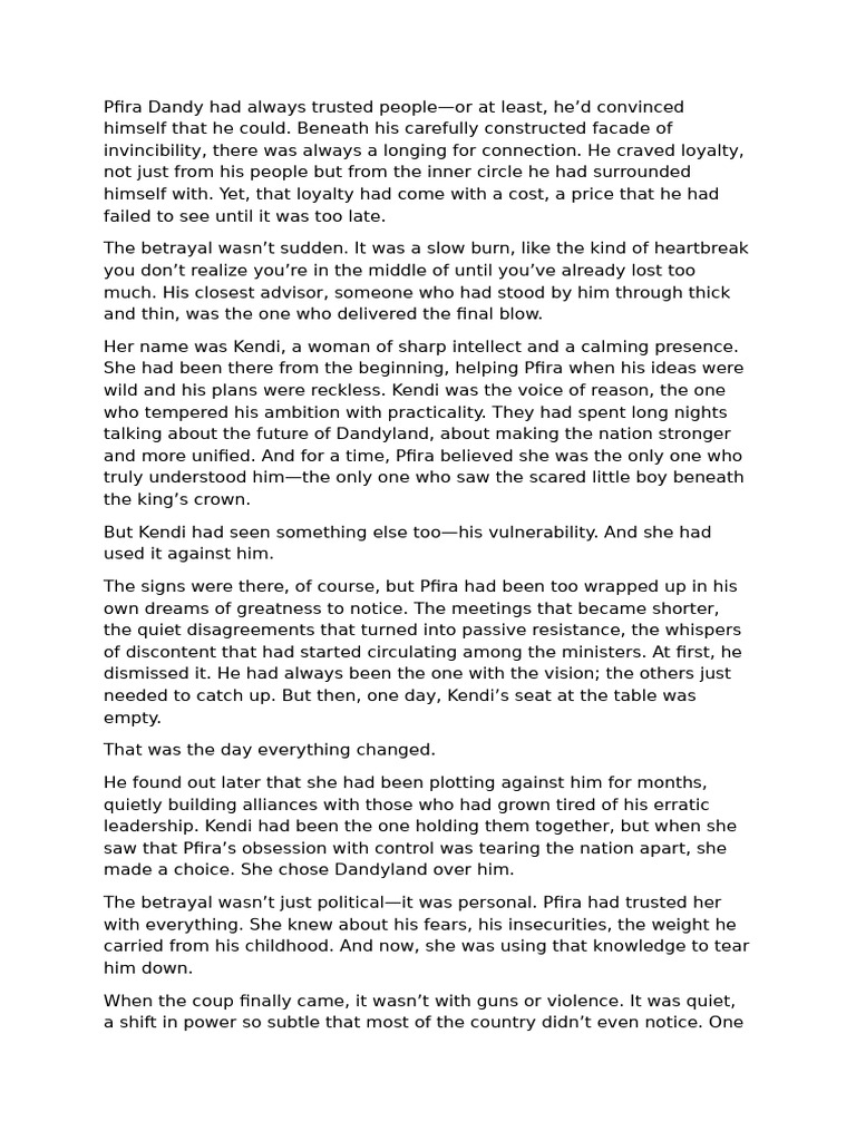 Pfira Dandy Part 6 | PDF