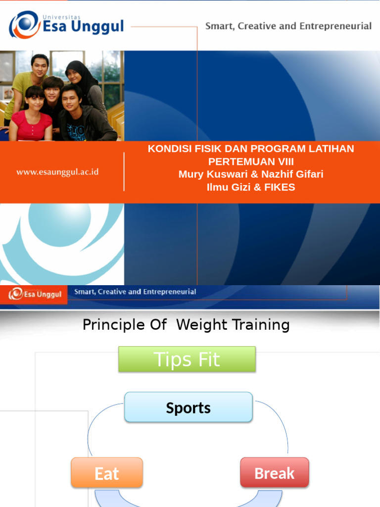 Kondisi Fisik Dan Program Latihan 8 | PDF