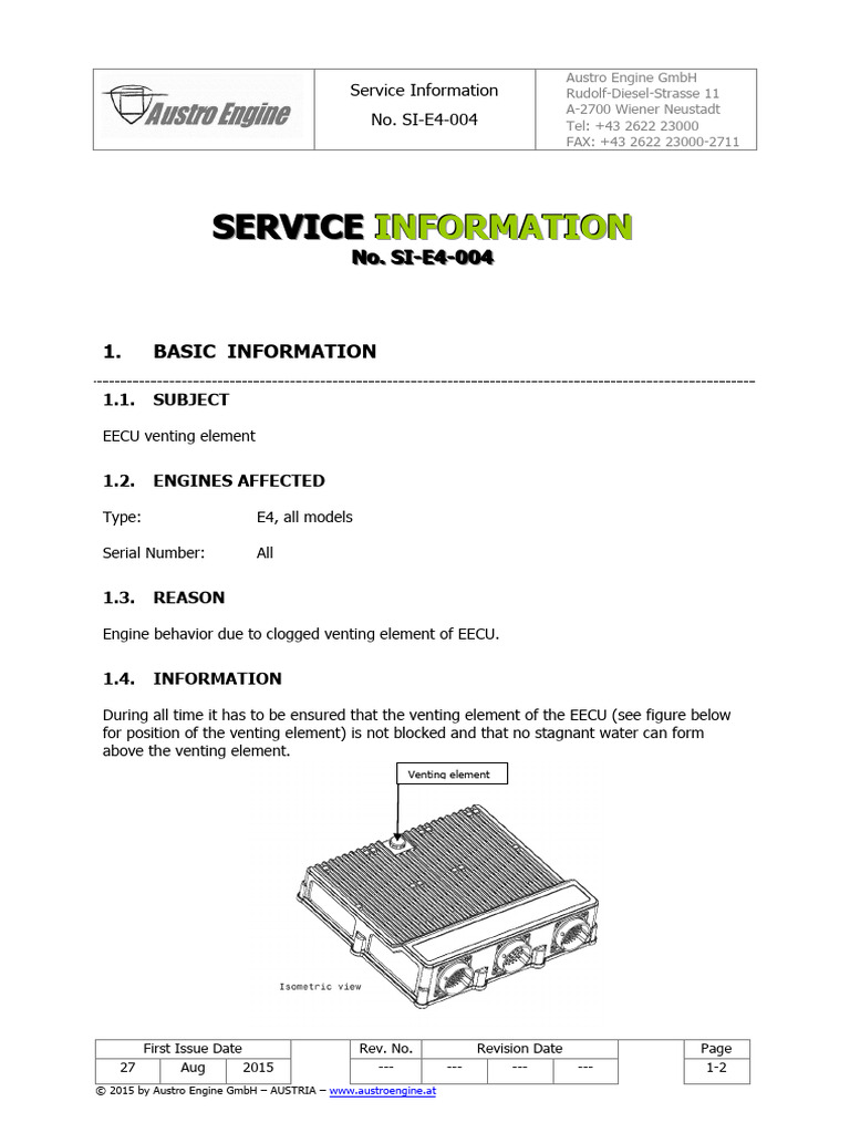 EECU - Venting Element | PDF