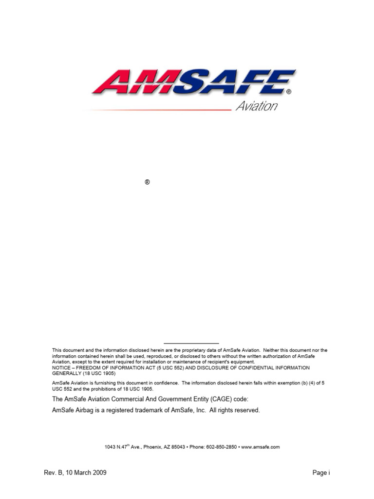 AMSAFE AMM Insertion Rev B | PDF