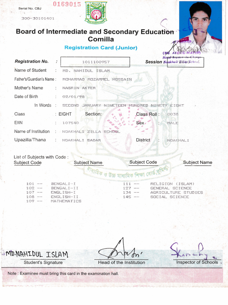 JSC Registration | PDF