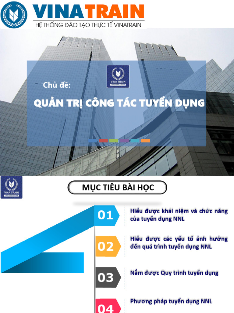 Vina Train - Quan Tri Cong Tac Tuyen Dung | PDF
