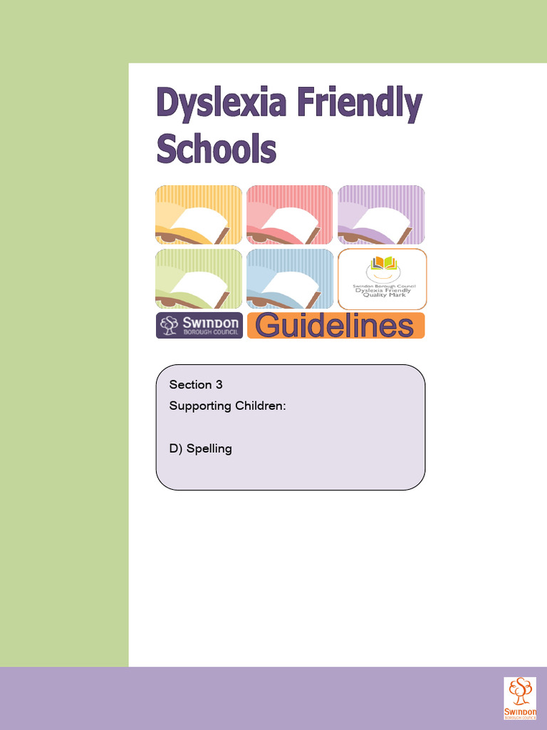 Dyslexia Friendly School Spelling Guide | PDF