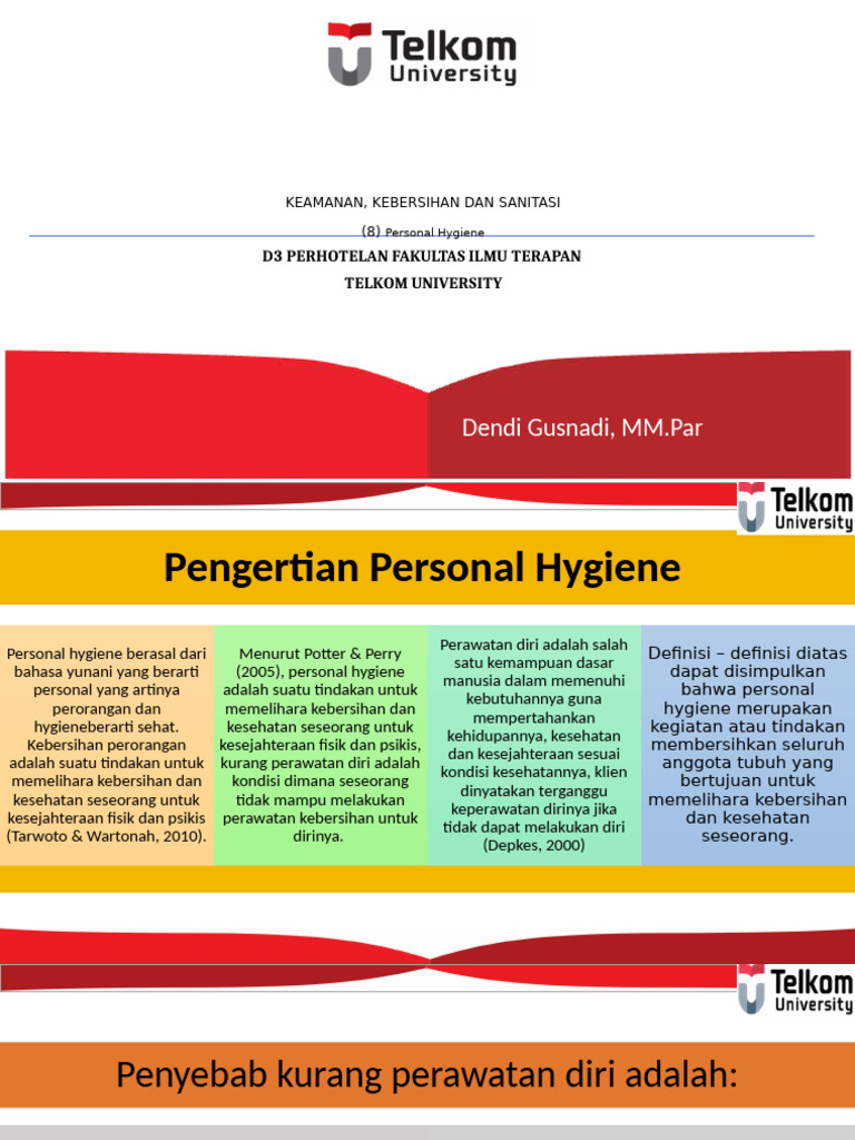 Personal Hygiene Dgi | PDF