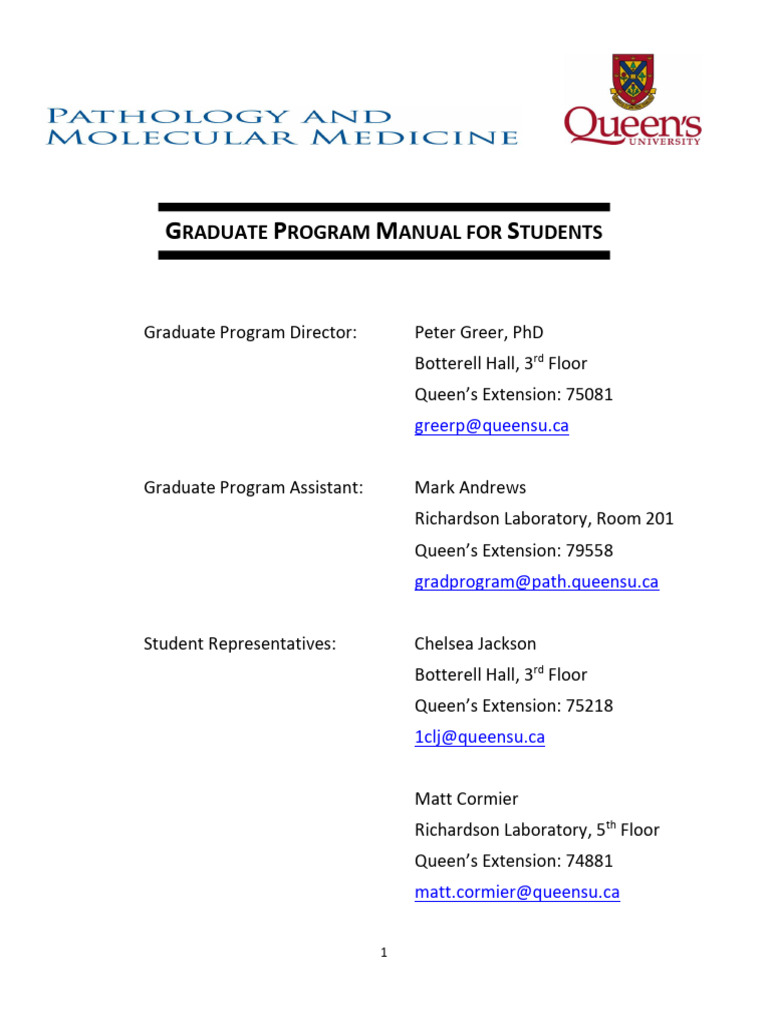 GradManual 2019may22 | PDF