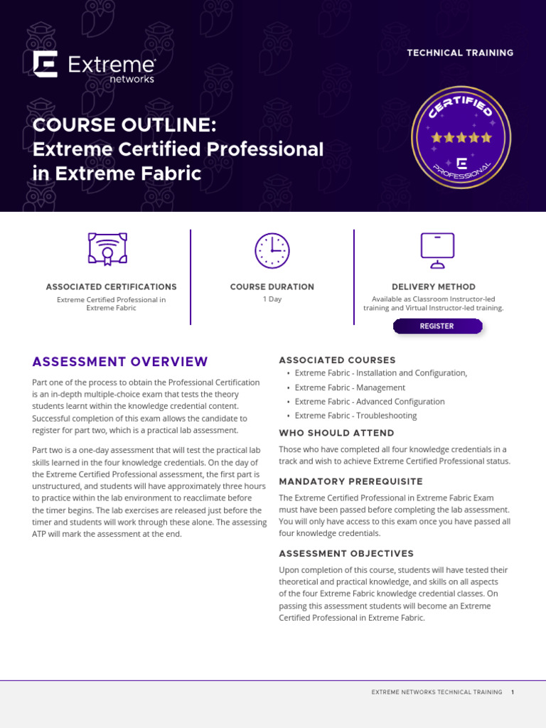 Fabric Certified Course Outline TT | PDF