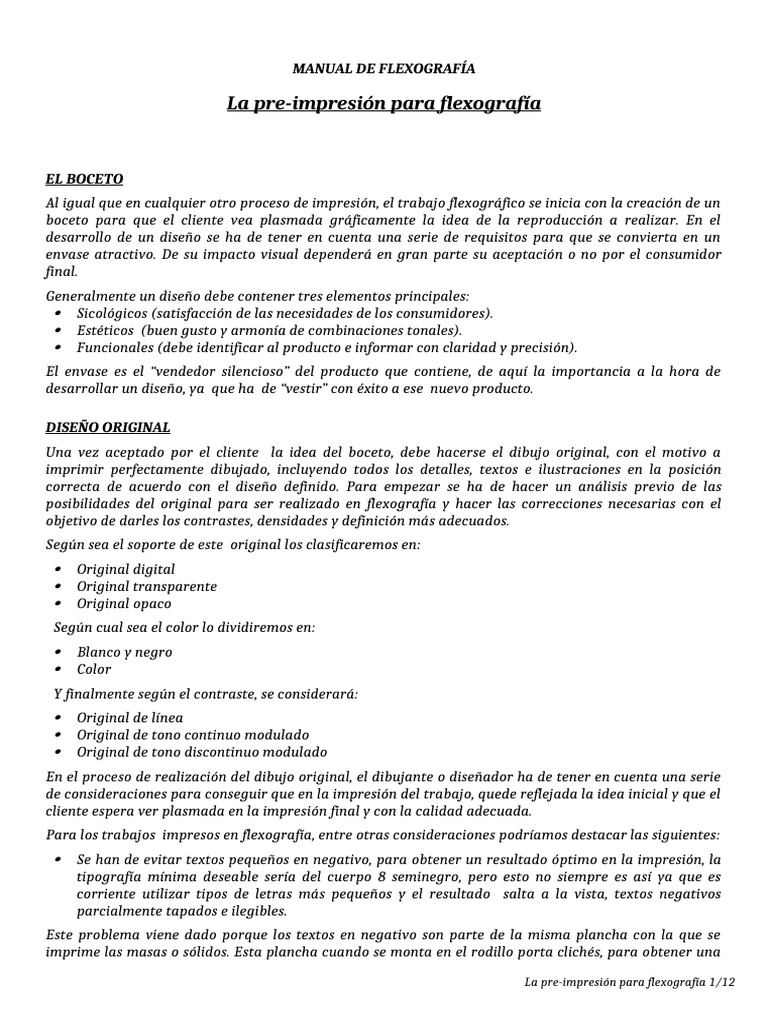 3, - La Preimpresion para Flexografia | PDF