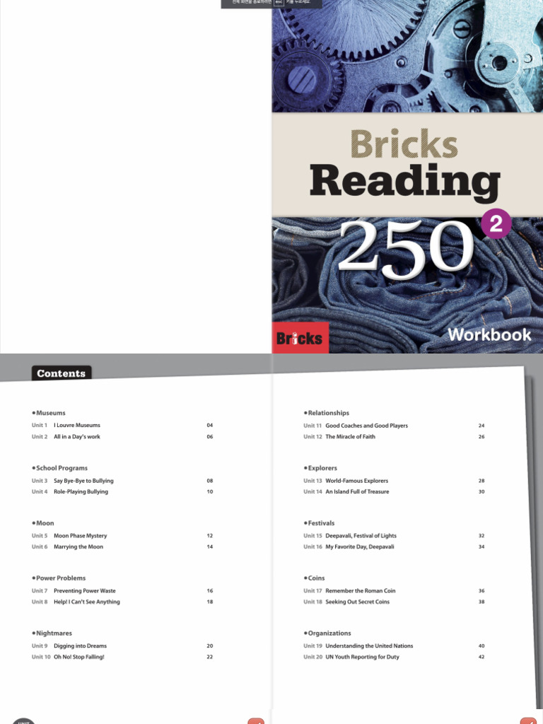 Bricks Reading 250-2 Workbook | PDF