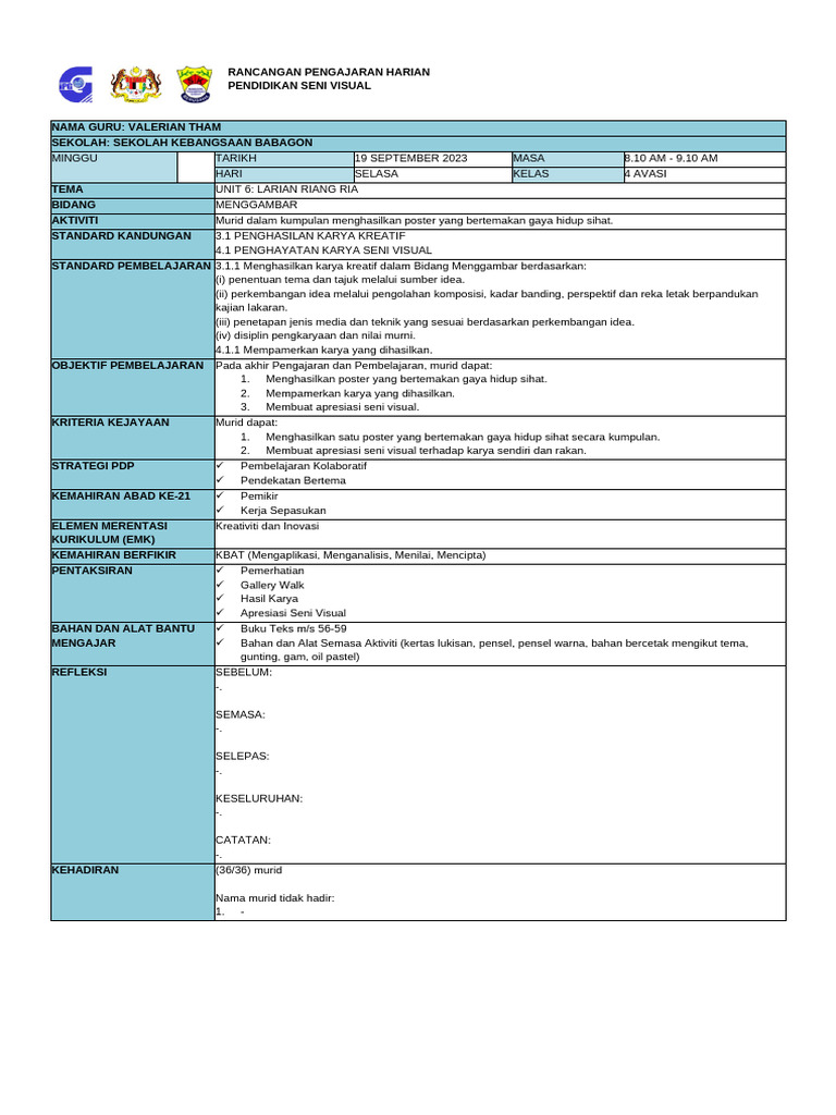 19.9 RPH PSV 4A - MERENTAS DESA | PDF