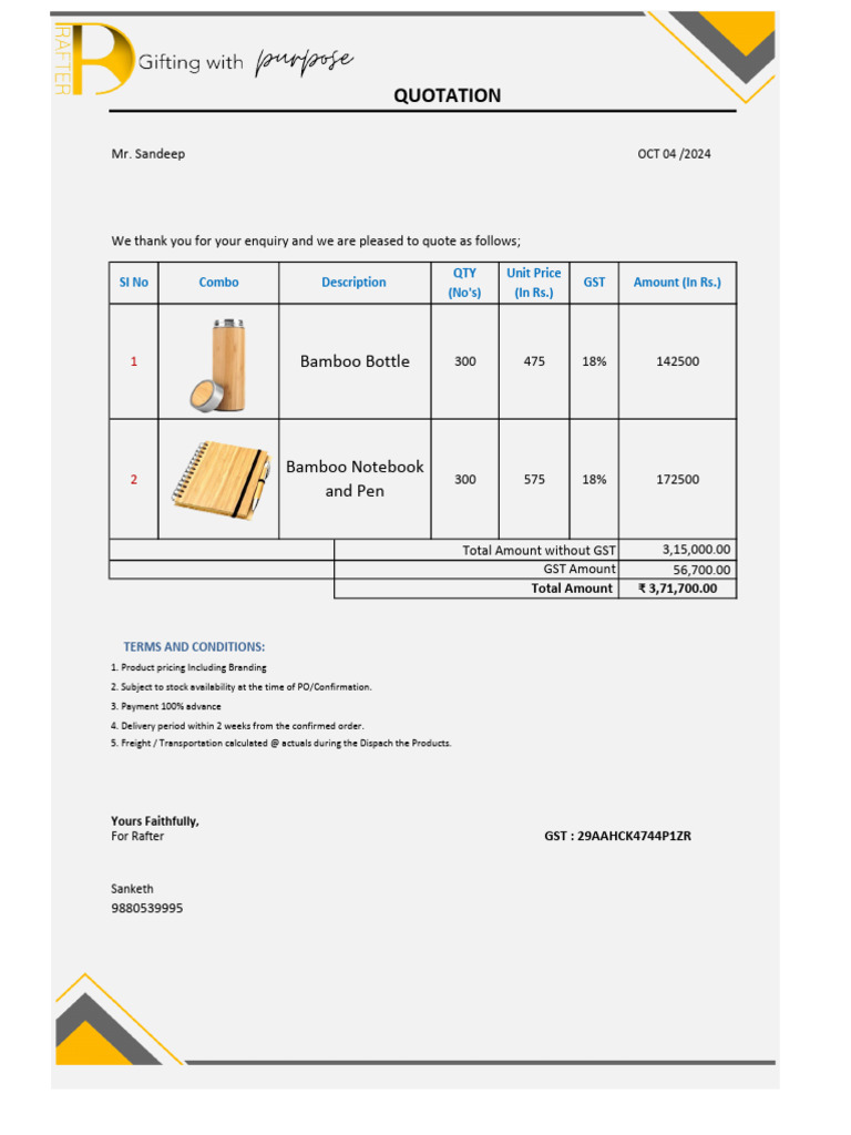 Quotation - Enlite Research | PDF